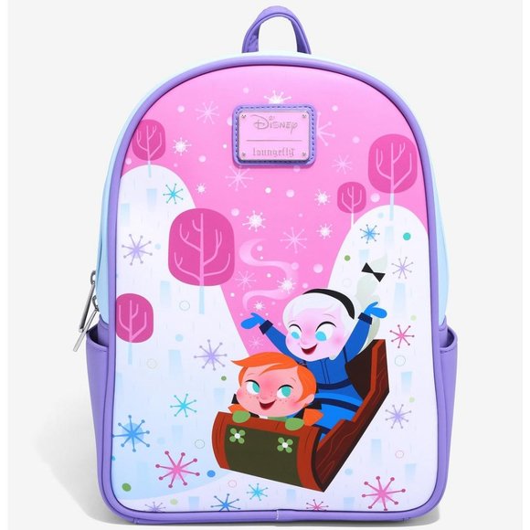 Loungefly | Bags | Loungefly Disney Frozen Elsa Anna Winter Sled Mini ...